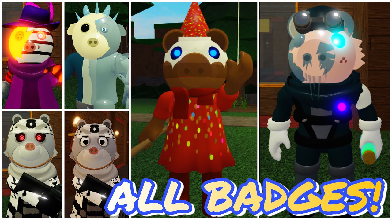 HOW TO GET ALL 5 BADGES IN PIGGY RP ROBLOX - YouTube