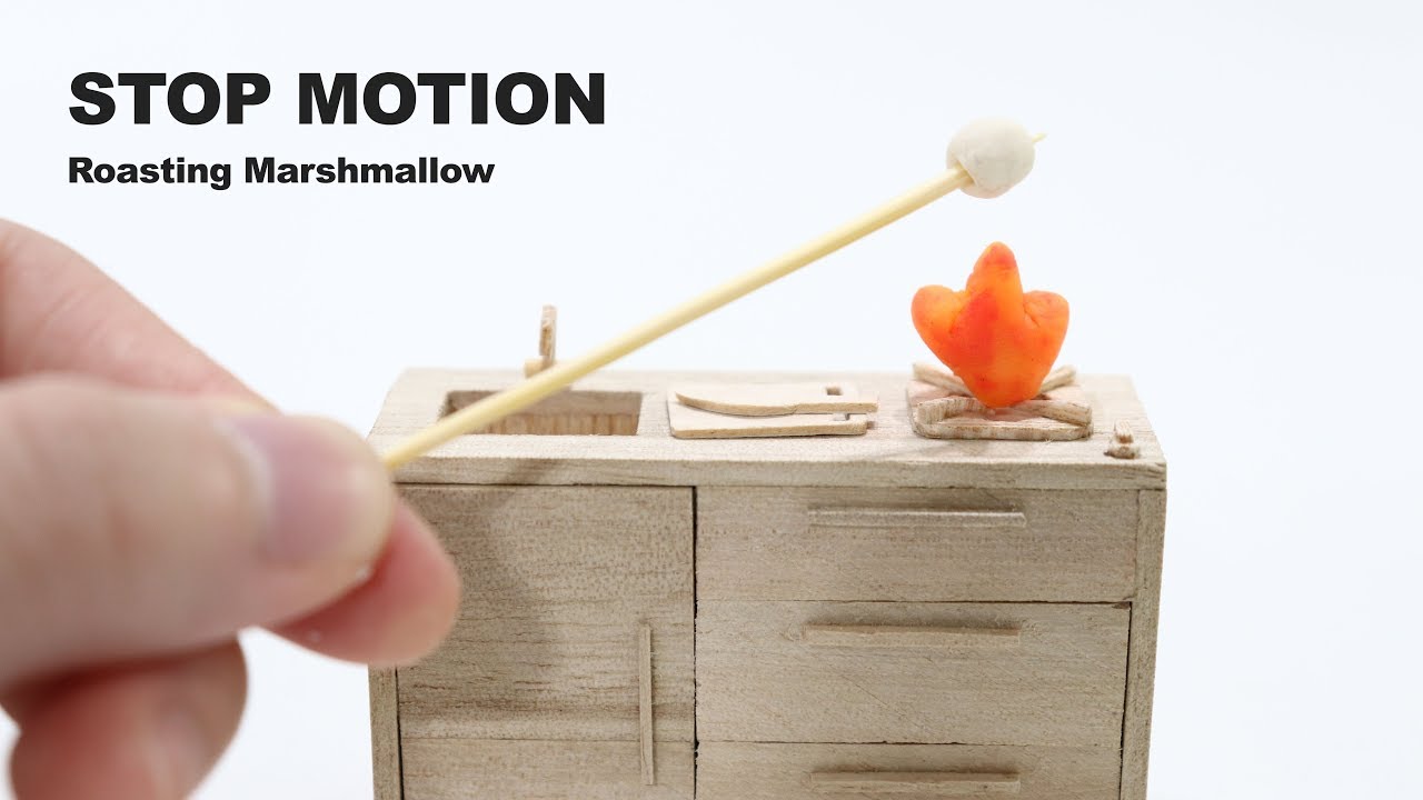 [Stop motion] Roasting marshmallow - YouTube
