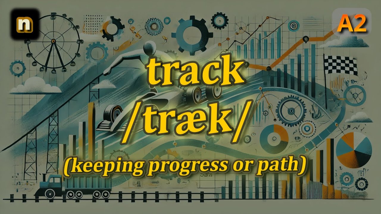 [n] Track meaning (keeping progress or path) with 5 examples - YouTube