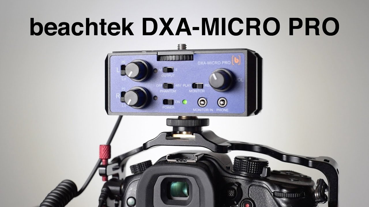 beachtek DXA MICRO PRO Review: Better Audio for Your Camera - YouTube