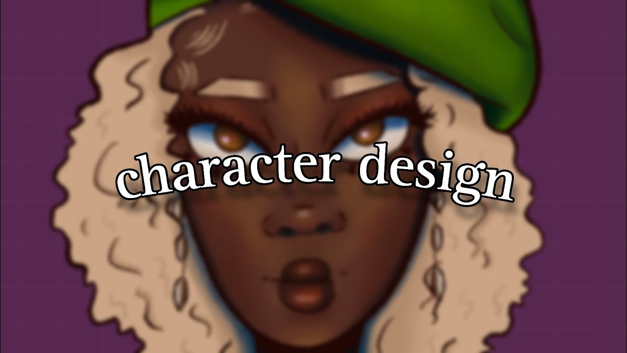 🌼 creating a character | draw with me on procreate - YouTube
