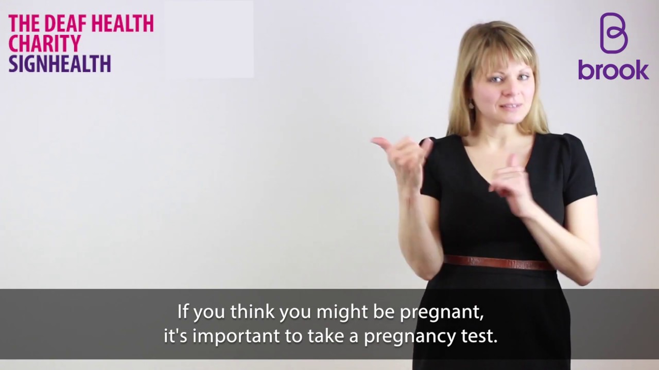 Finding out you're pregnant: what are your options? (British Sign ...
