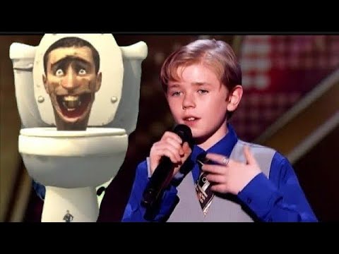 Kid sings Skibidi Toilet in America Gots Talent