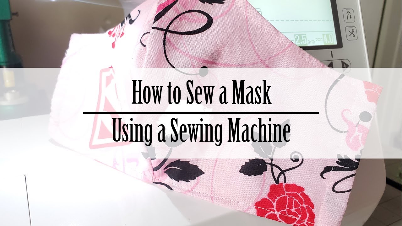 How To Sew a Fitted DIY Face Mask Tutorial | Free Pattern | Sewing ...
