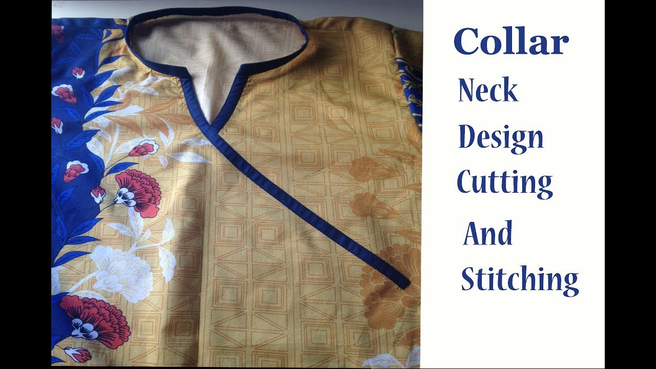 Collar neck design Cutting And Stitching - YouTube