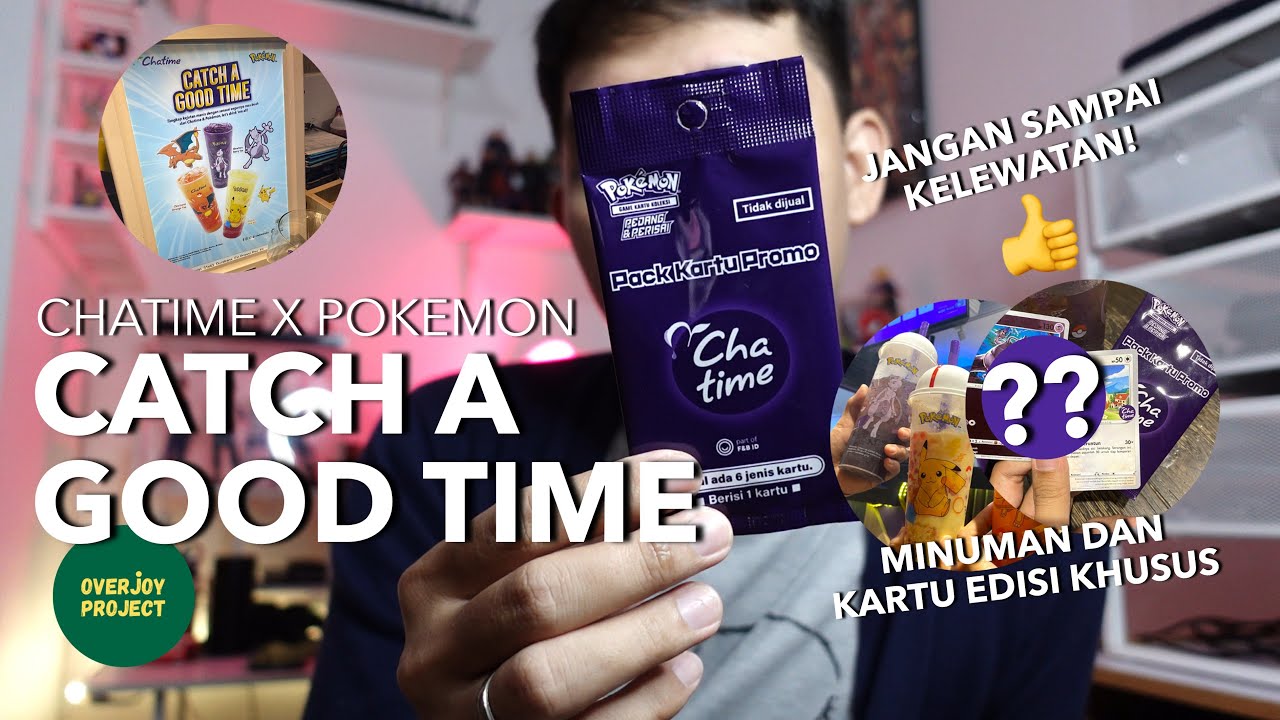 Kolaborasi Chatime dan Pokemon, Minuman dan Kartu TCG Edisi Spesial ...