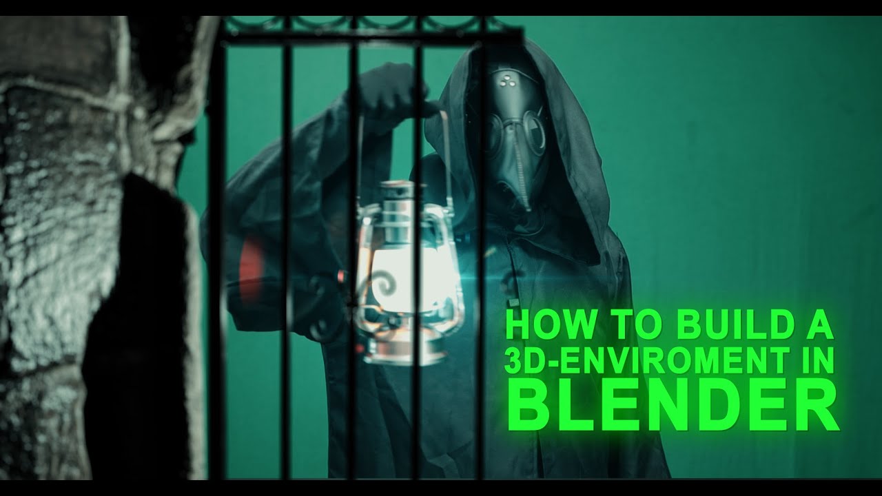 Creating a Blender Scene for Greenscreen - Part 2 #blender # ...