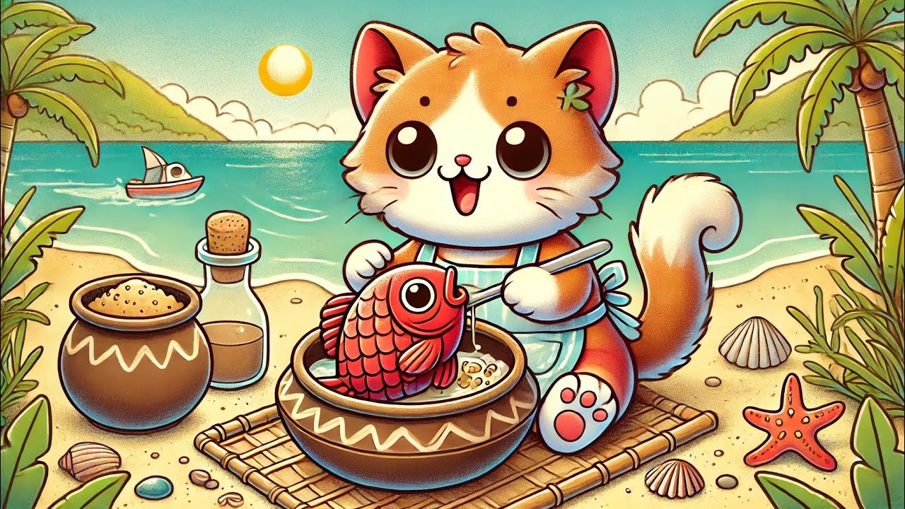 Cooking & Frying Fish in Cute Mud Pots | A Kitten’s Feast Delight! 🐟🍲🐾 ...