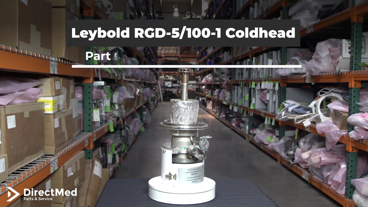 Leybold RGD 5/100-1 Coldhead Part # RGD-5/100-1 | Siemens MRI - YouTube