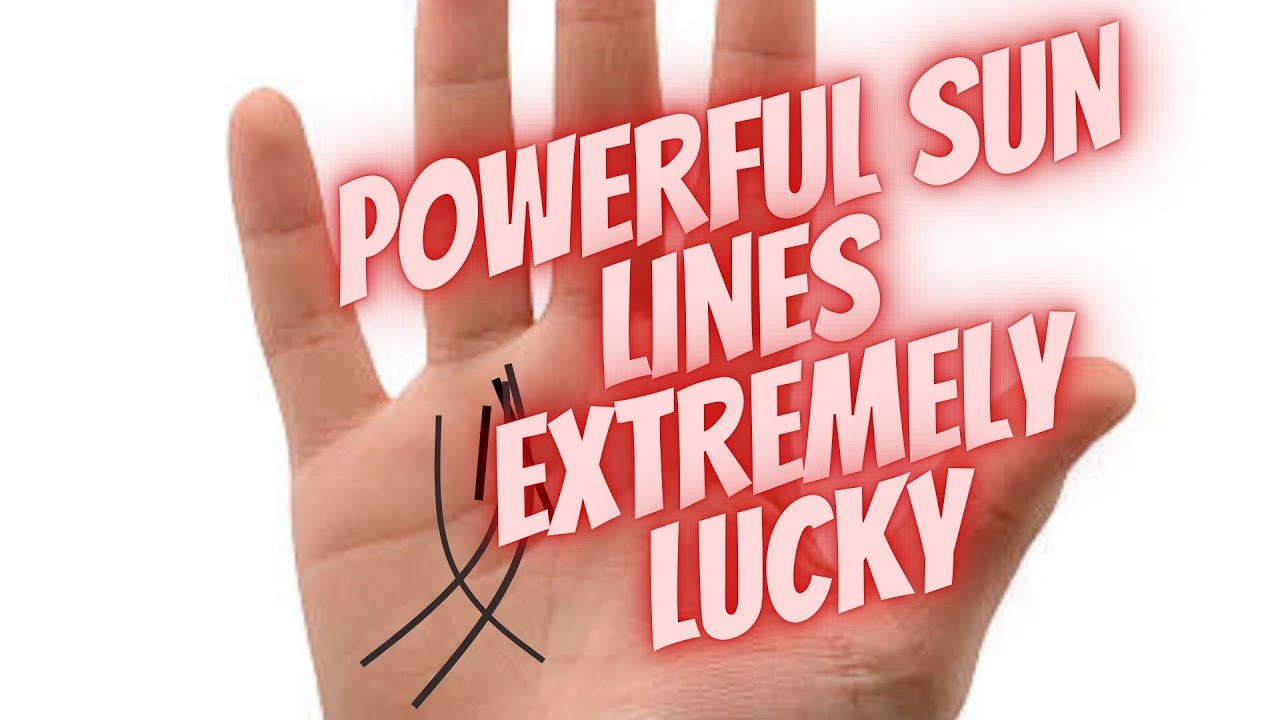 😱Millionaire💰Sunline Palmistry, Giving Rich life Sun Lines in Hand ...