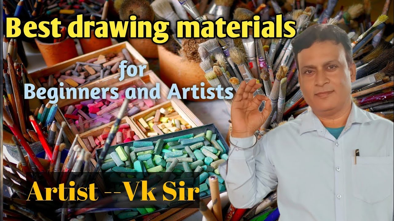 Best drawing materials for Beginners and Artists#Artist VK Sir - YouTube