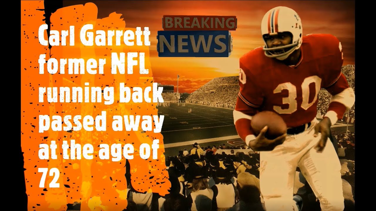 Carl Garrett former running back for the Patriots, the Bears, the Jets ...