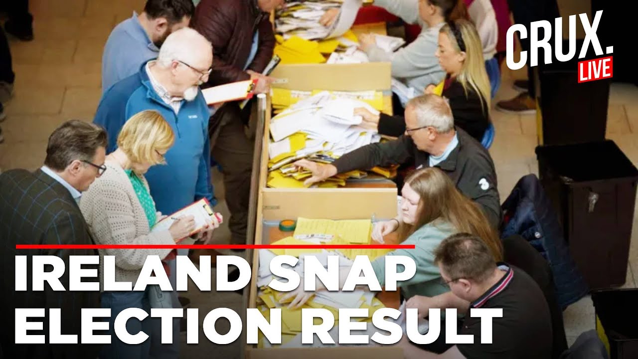 Ireland Election 2024 | Counting Of Votes In Tight Ireland General ...