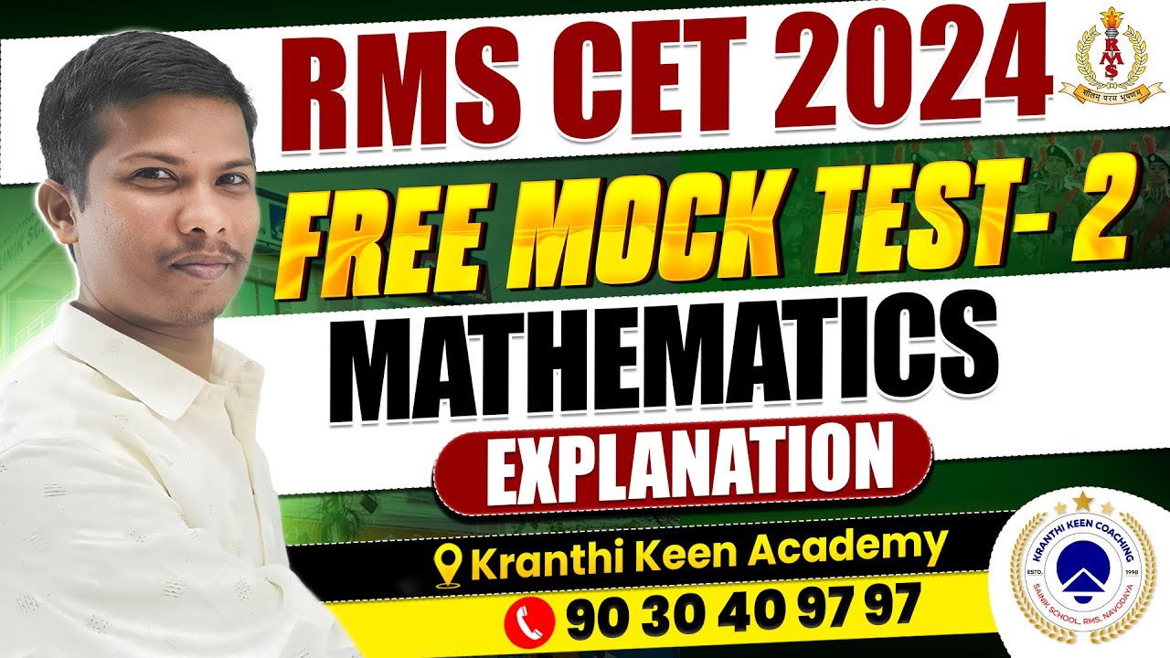 RMS CET Free Mock Test 2 Class 6 | Mathematics Mock Test | RMS Online ...