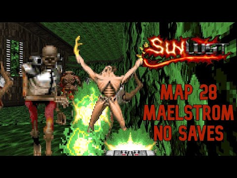 Difficult DOOM Maps #1 - Sunlust Map 28: Maelstrom (100%) - YouTube
