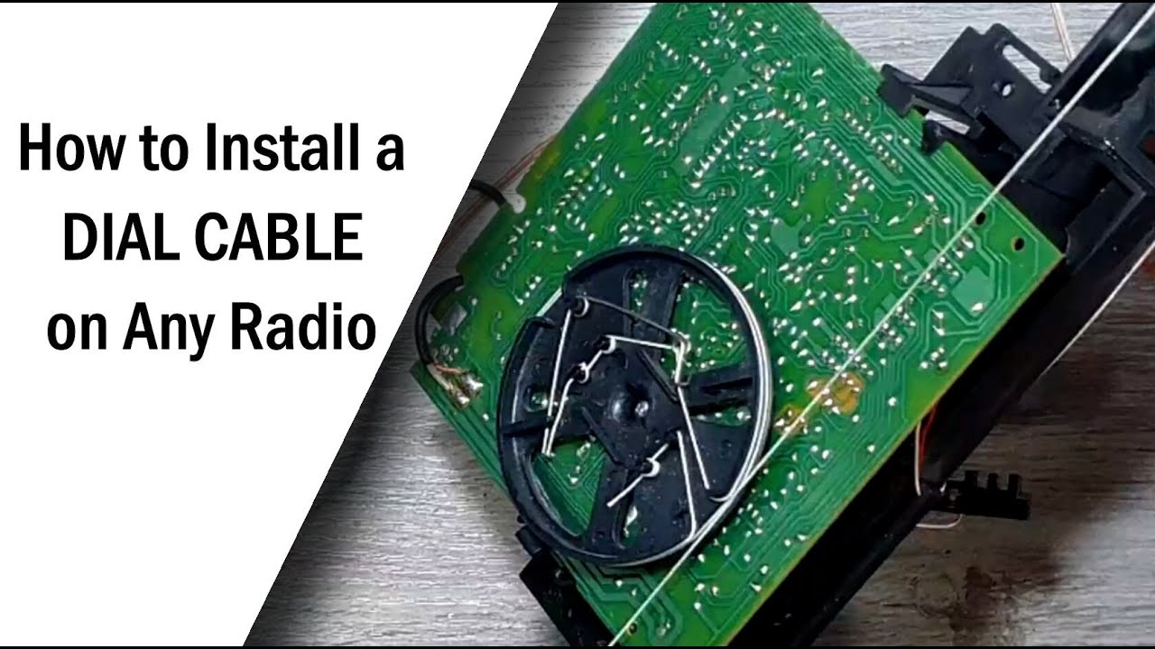 How to Install a DIAL CABLE on Any Radio - YouTube