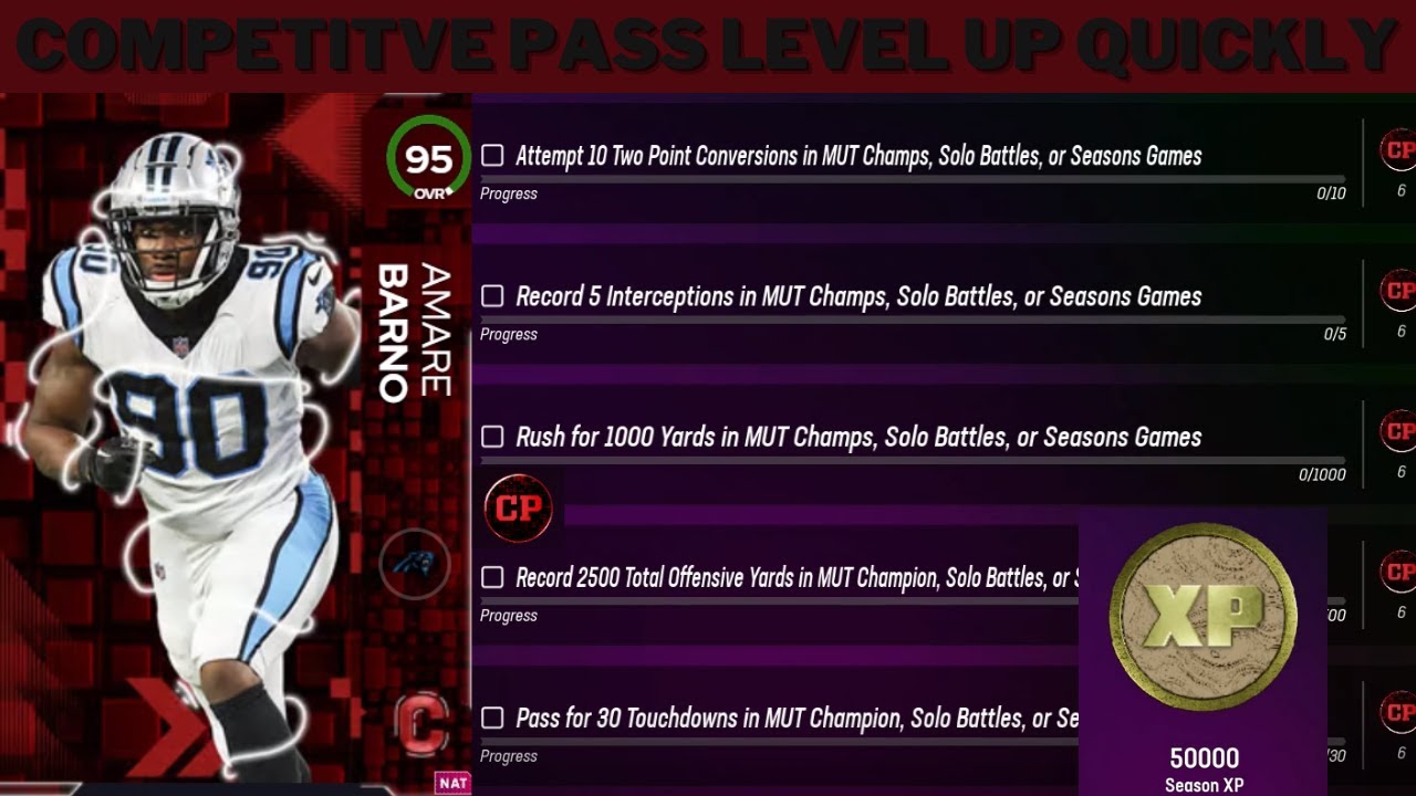 How to level up FAST in the new Competitive Pass!! (Madden 23 Ultimate ...