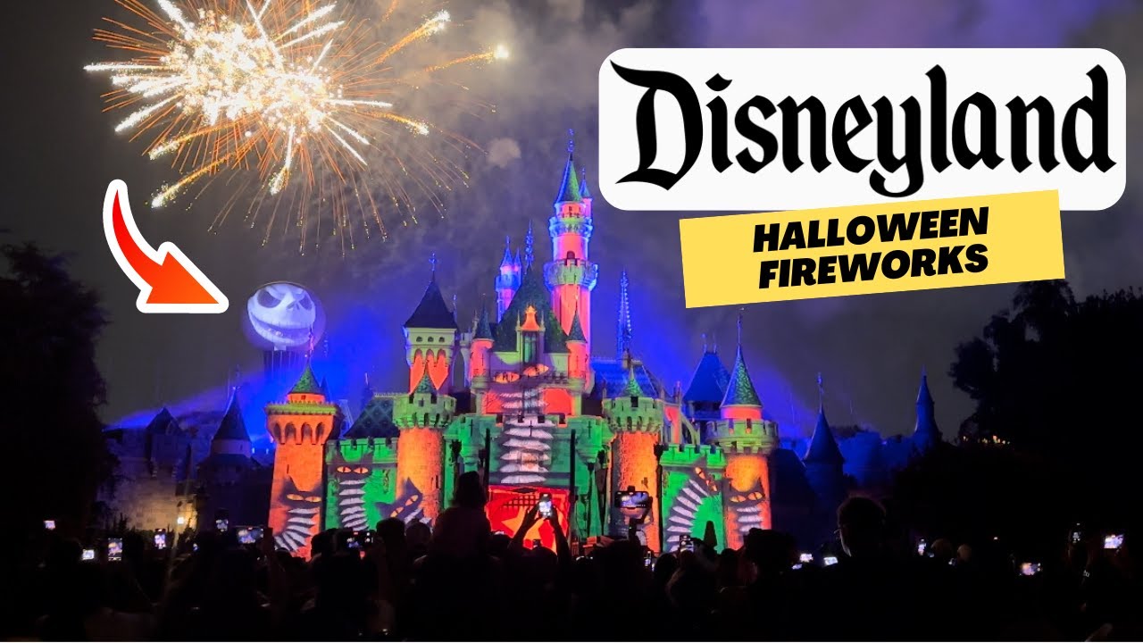 Disneyland Halloween Screams Fireworks Show 2024 - Opening Night - YouTube