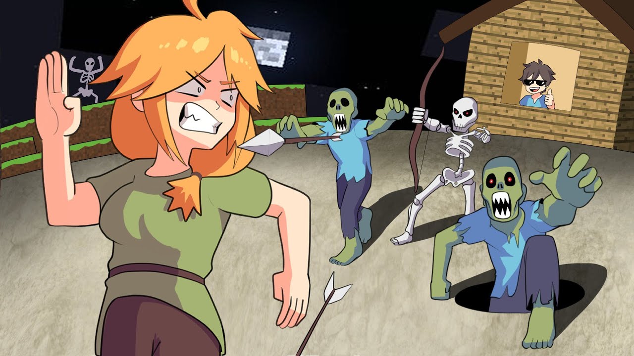 Minecraft: First Day | Minecraft Anime - YouTube