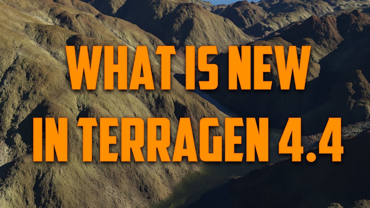 What is new in Terragen 4.4. New updated features. - YouTube