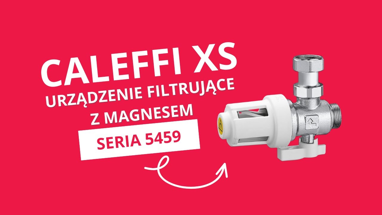 Caleffi XS urządzenie filtrujące z magnesem do montażu pod kotłem - seria 5459 - YouTube