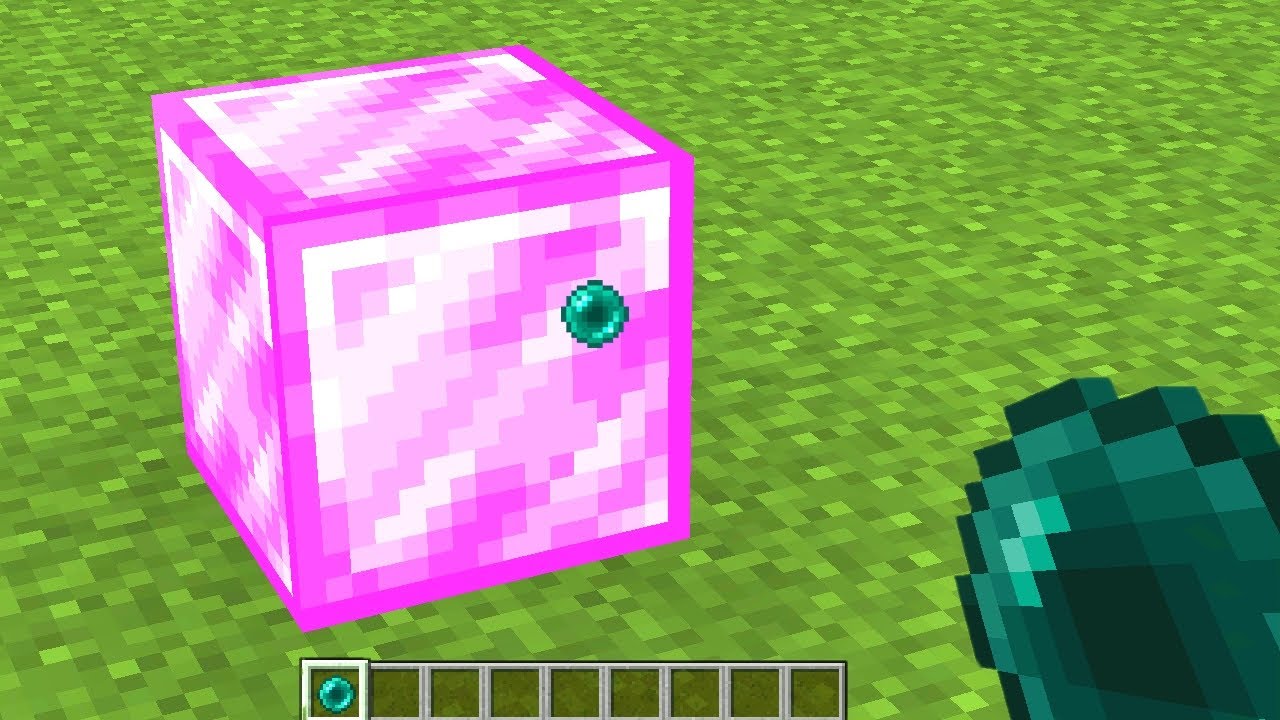 what's inside cursed diamond block ? - YouTube