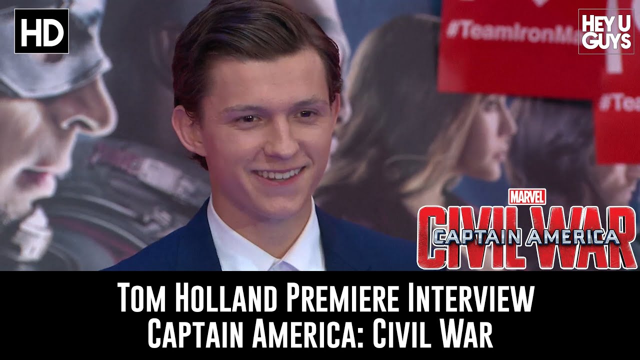 Tom Holland (Spider-Man) Exclusive Interview - Captain America: Civil ...