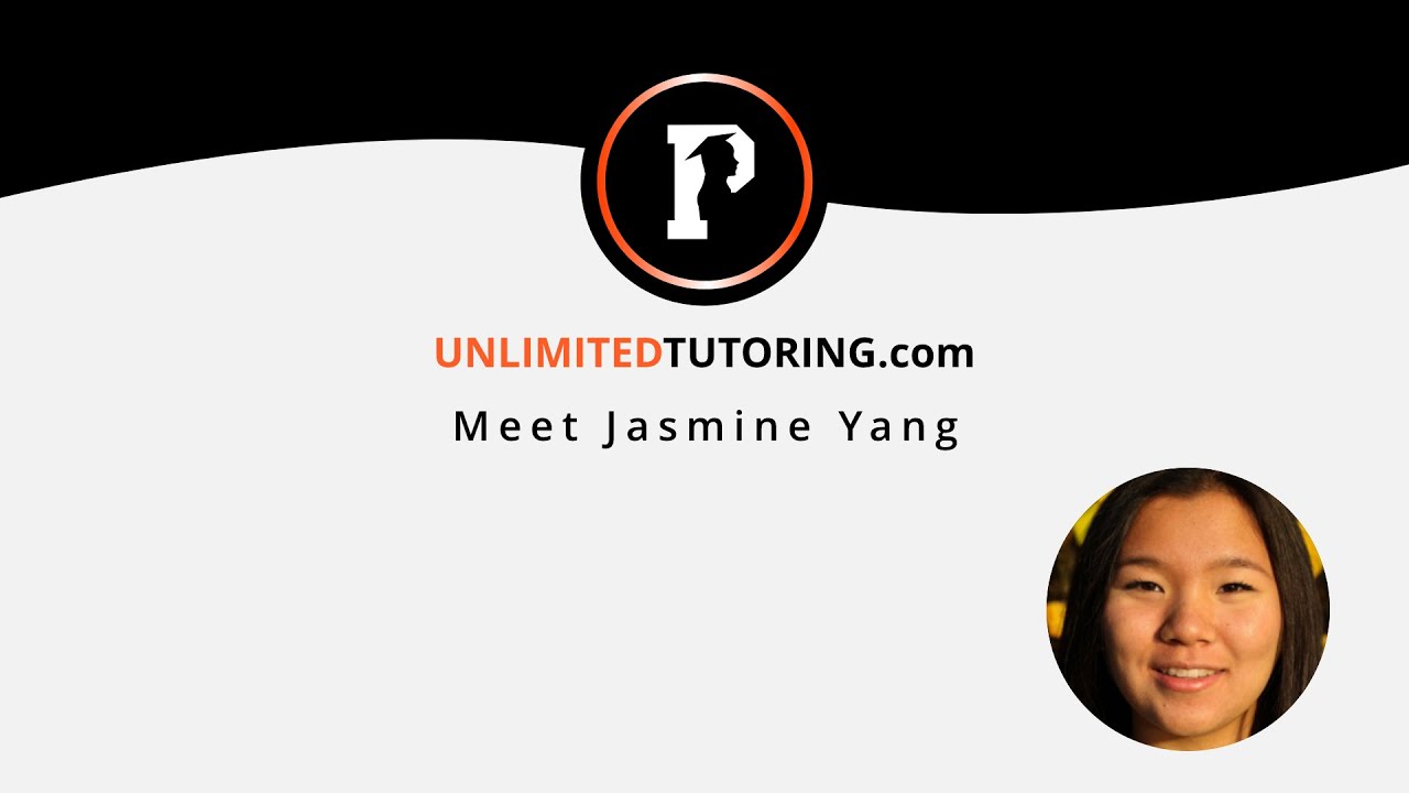 Meet the Tutors: Jasmine Yang - YouTube