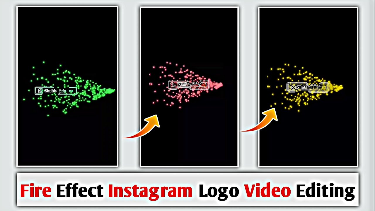Instagram fire effect logo editing alight motion || fire effect bala ...