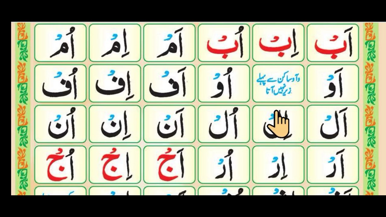 Madani Qaida - Sukoon (Jazm) Lesson 11 | Part 2| Madani Qaida | Learn ...