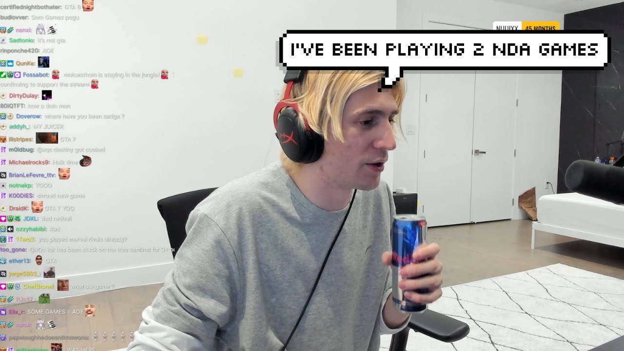 xQc Has been Invited to Play 2 NDA Games - YouTube