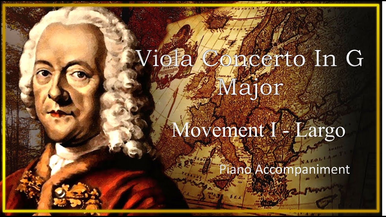 Telemann Concerto in G major, I - Largo, Piano Accompaniment - YouTube