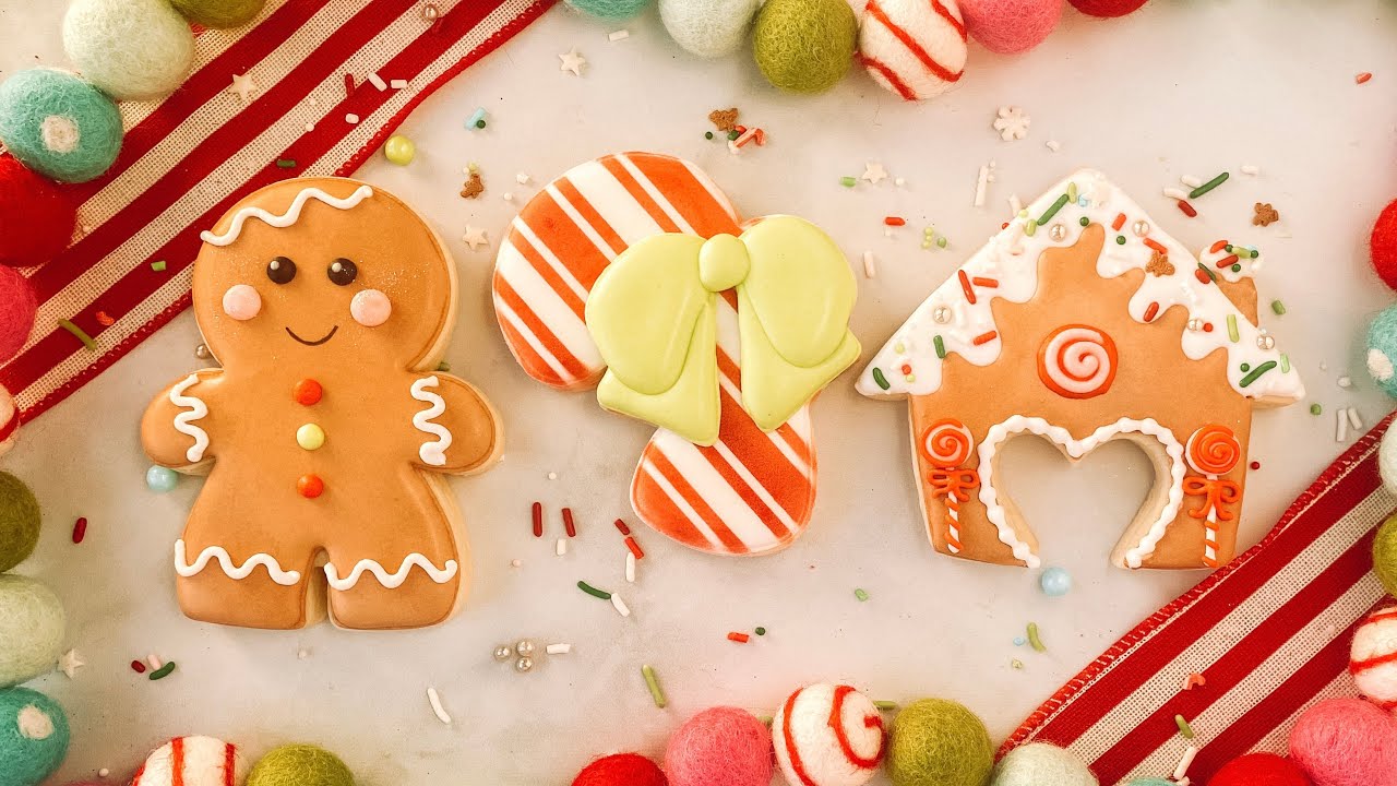 How to make cute decorated Gingerbread cookies! - YouTube