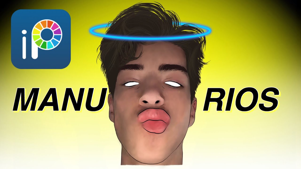 Cartoon yourself using ibisPaint | Manu Rios | Easy Steps - YouTube