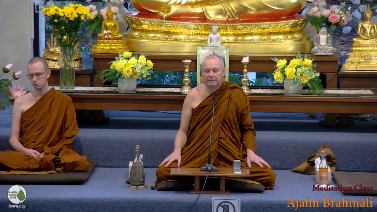 Guided Meditation | Ajahn Brahmali | 7 April 2018 - YouTube
