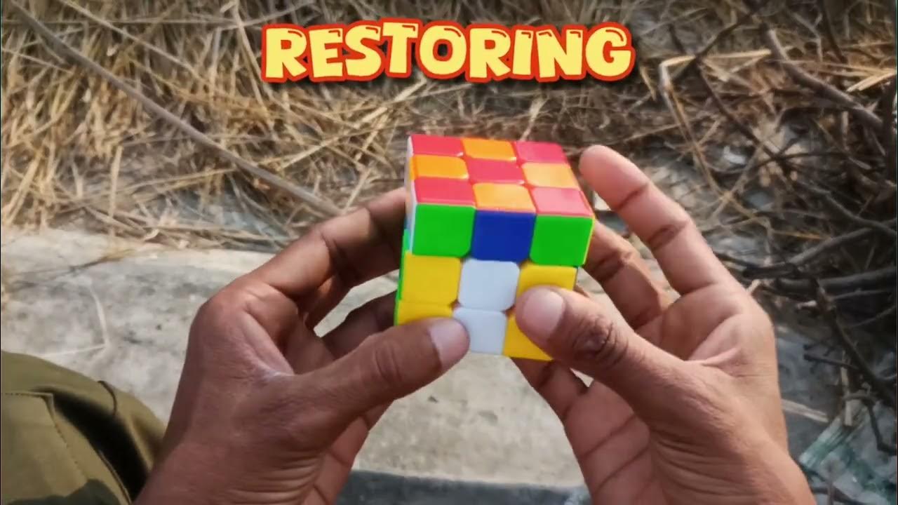 how to make Rubik's cube pattern - YouTube