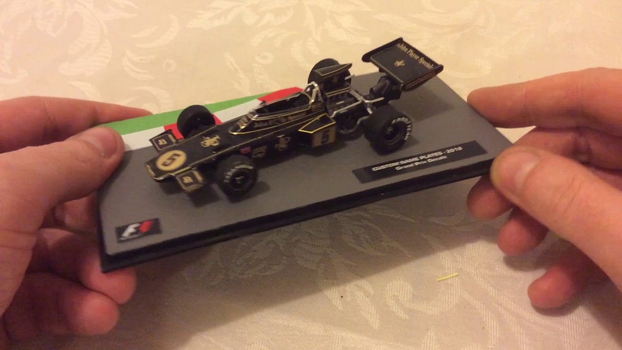 F1 Car Collection Custom Name Plate application (+ CC subtitles) - YouTube