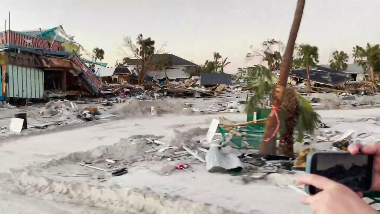Severe Devastation Following Hurricane Ian - YouTube