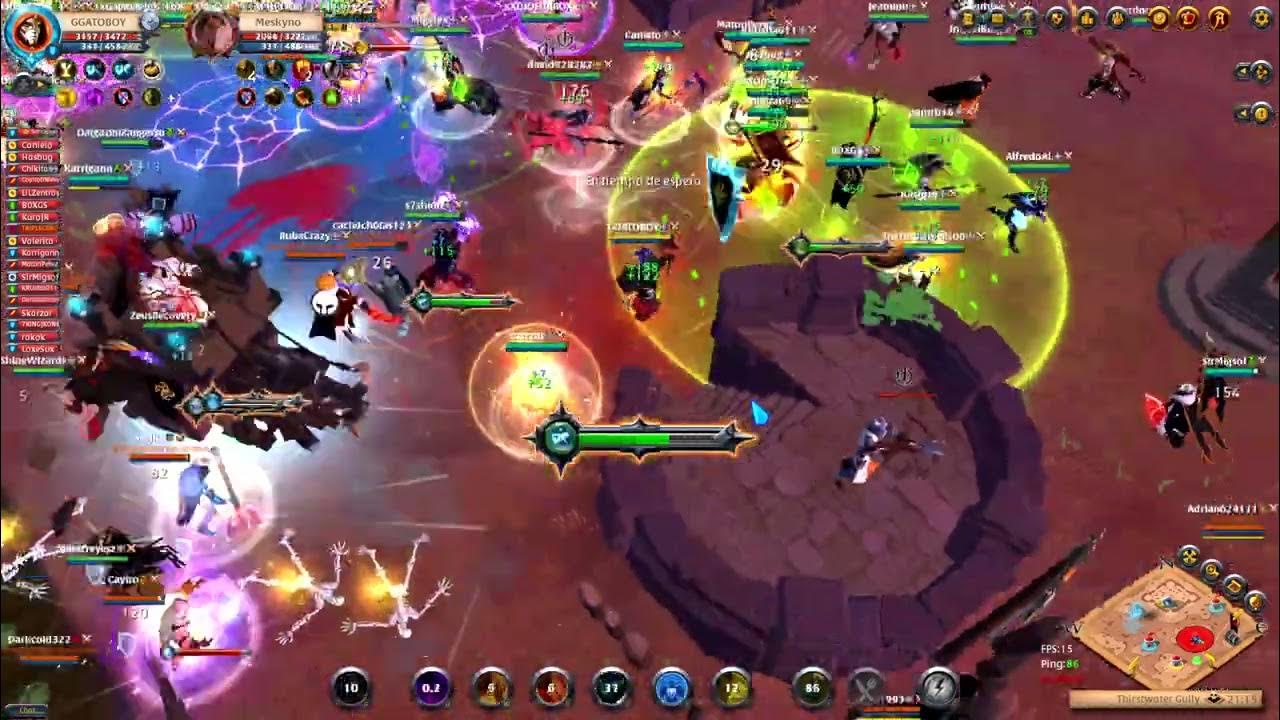 Albion Online - DYST0PIA vs Mono con navaja ZvZ - YouTube