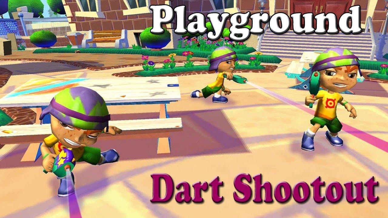 Let's Play EA Playground - Dart Shootout (Wii) Mother, Daugher Co-op ...