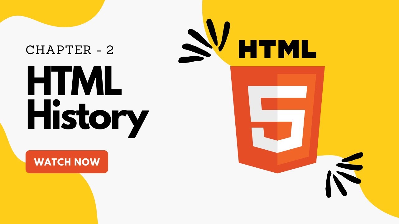 Html History Learn Html From Scratch Chapter 2 Beginners Guide 3682
