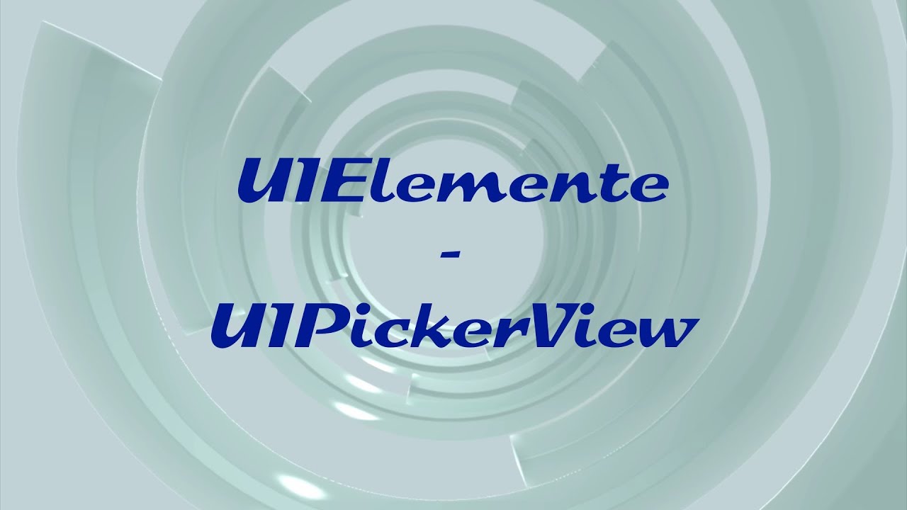 Uipickerview Xcode Iphone Ipad Objective C Youtube