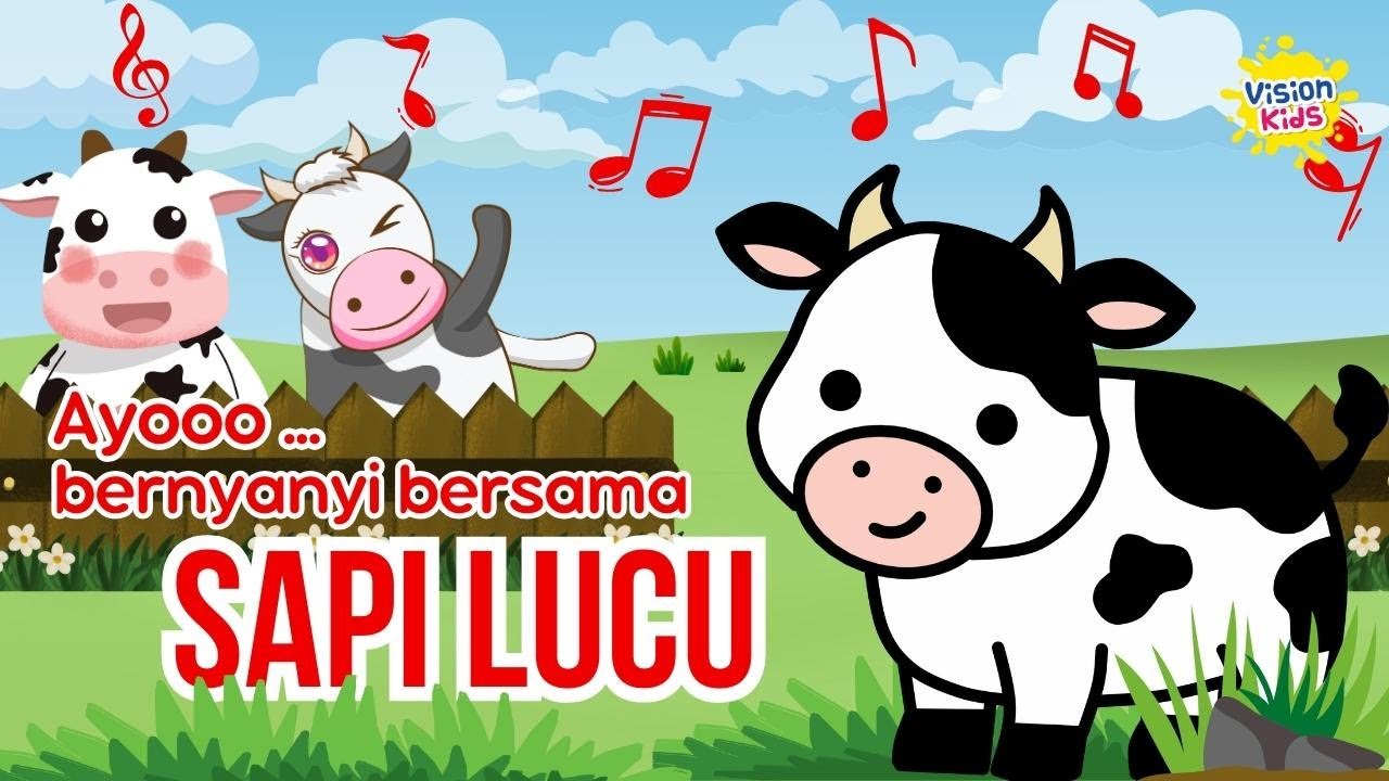 AYO, BERNYANYI DENGAN SAPI LUCU | BURUNG HANTU | Karaoke Lagu Anak ...