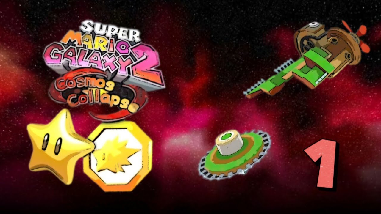 Mario Galaxy 2 Cosmos Collapse 100% #1 - YouTube