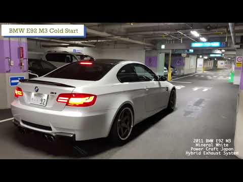 BMW E92 M3 V8 Cold Start