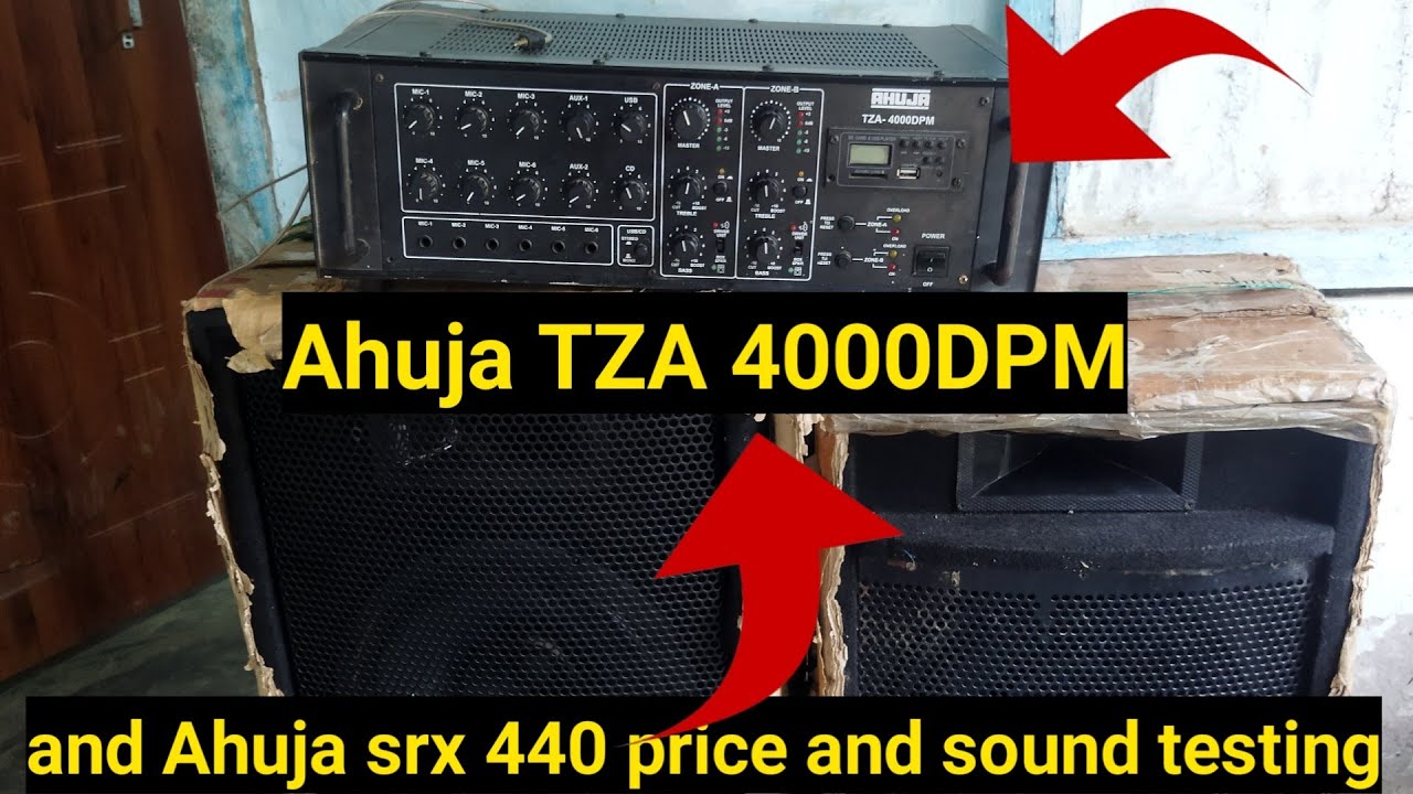 Ahuja TZA 4000 DPM and Ahuja srx 42 top price and unboxing video sound ...