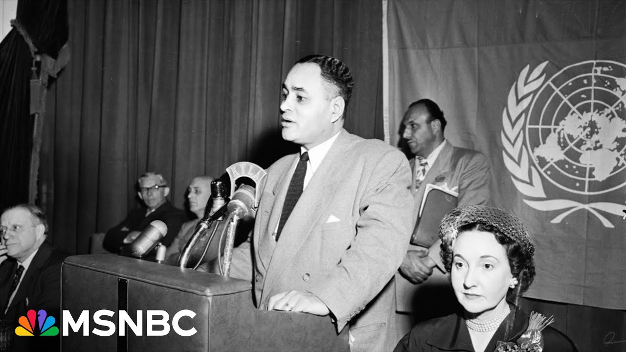 The History of Ralph Bunche, the first person of color to win the Nobel ...