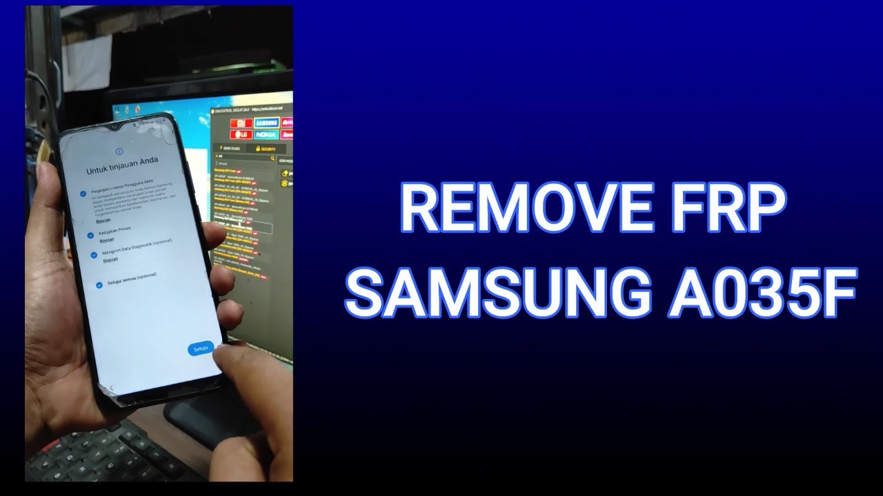 REMOVE FRP SAMSUNG GALAXY A035F - YouTube
