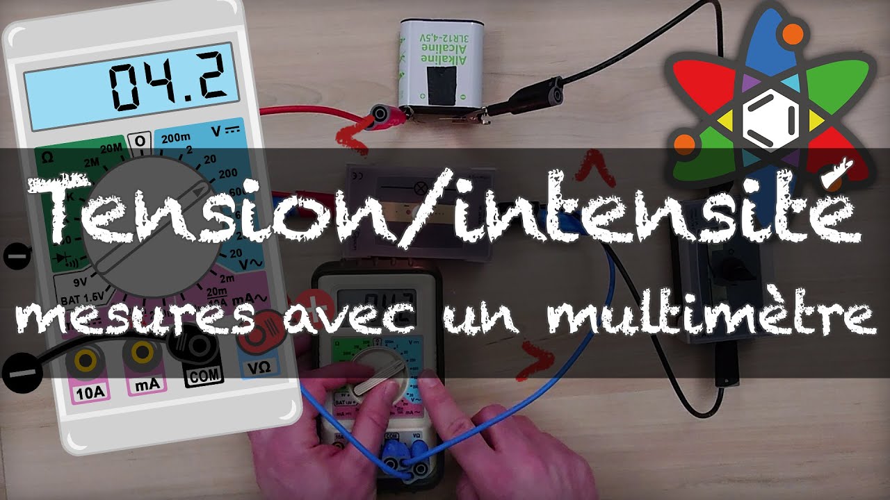 L'électricité - cours 06 - Mesures d'intensité et tension - YouTube