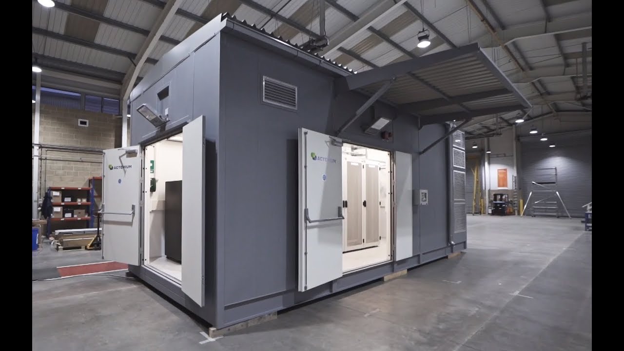 Actemium Portable Modular Data Centre - YouTube